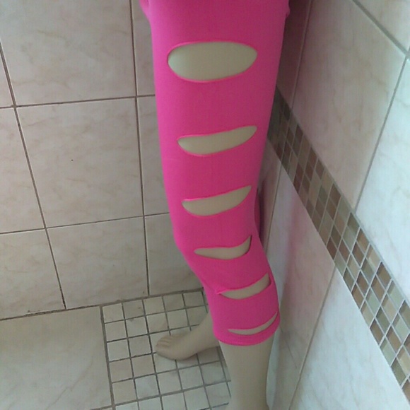 Pants & Jumpsuits | Fuchsia Tights | Poshmark
